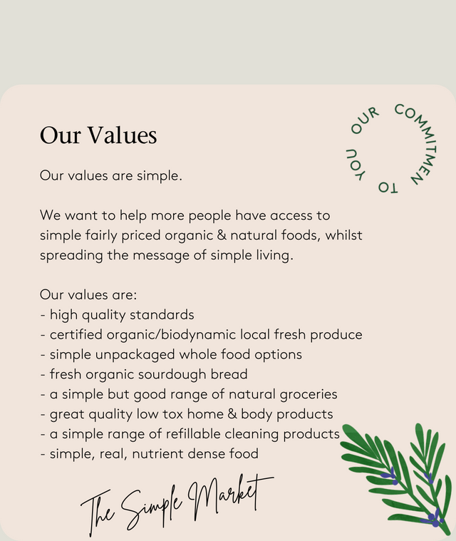 Organic Health Food Store Adelaide – The Simple Market
