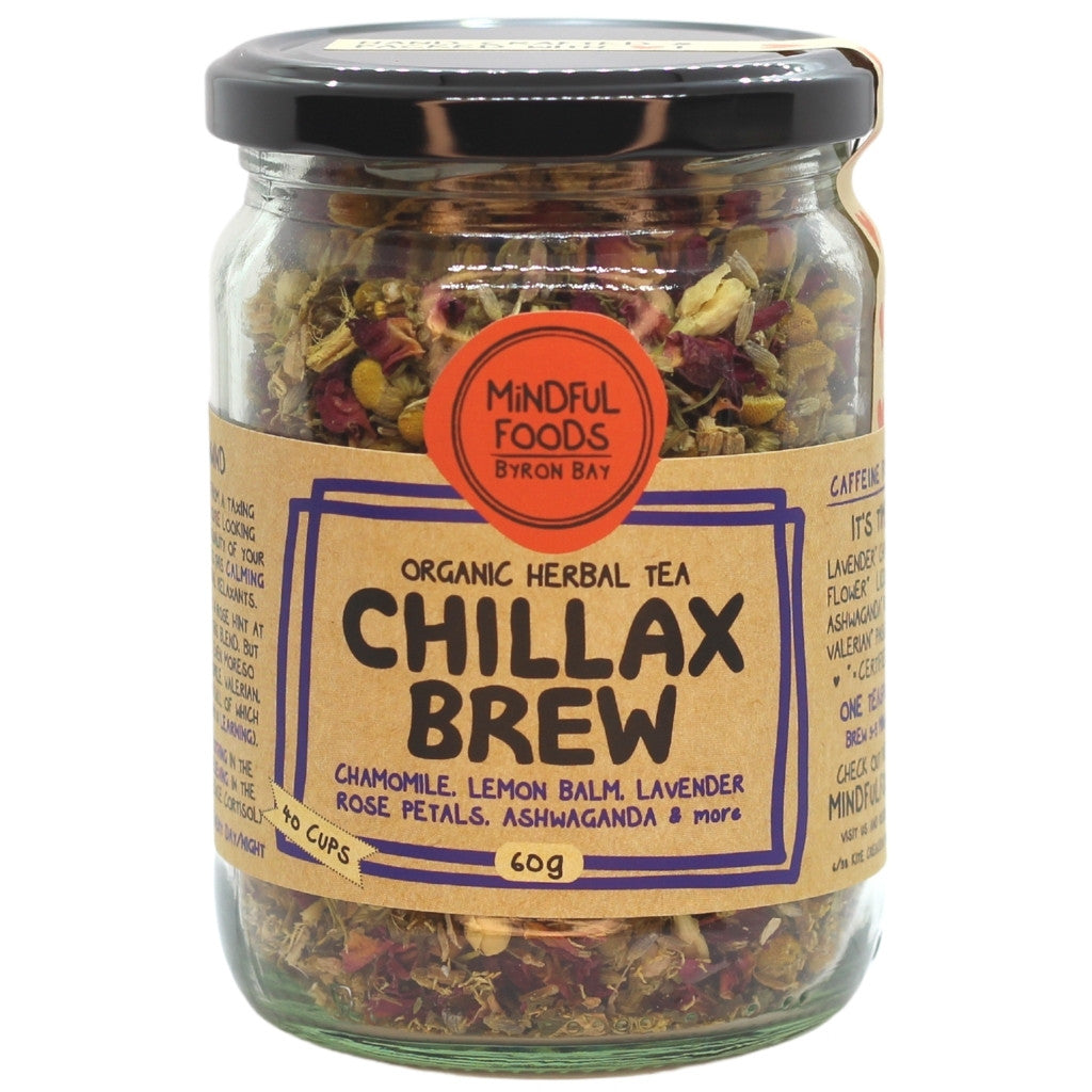 Mindful Foods Chillax Herbal Tea 60g – The Simple Market